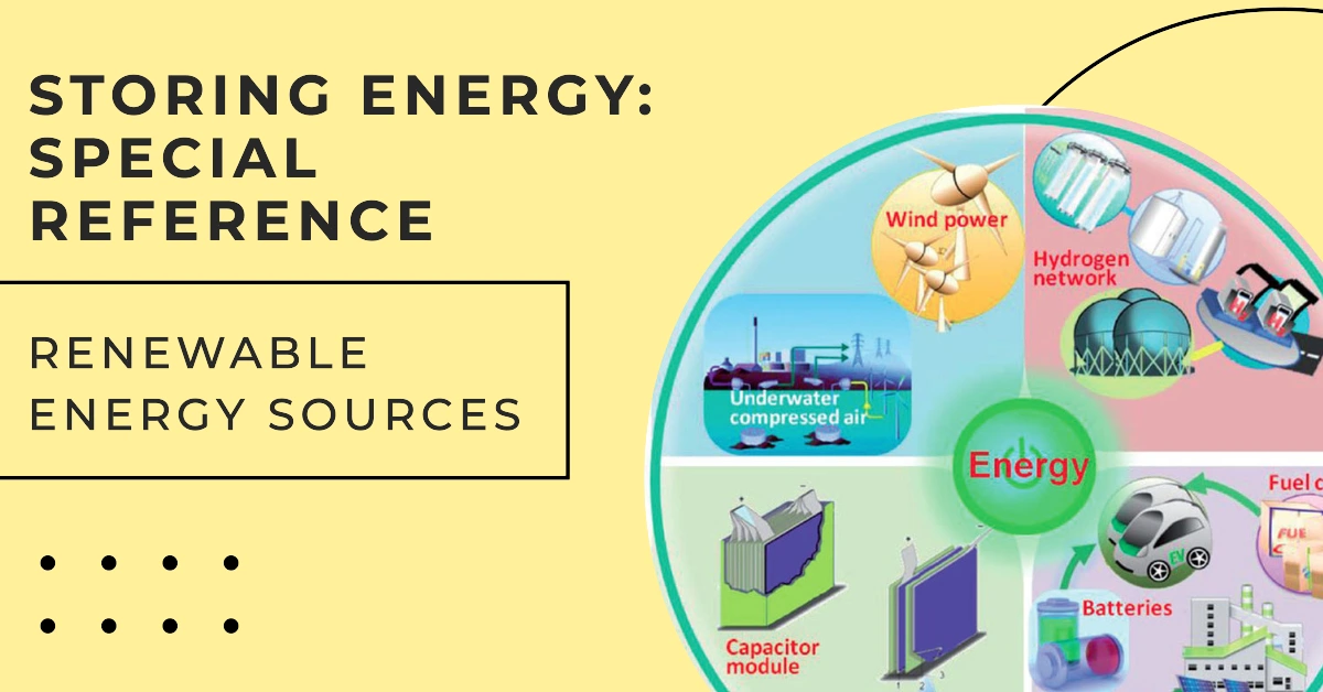 Storing Energy: Special Reference to Renewable Energy Sources